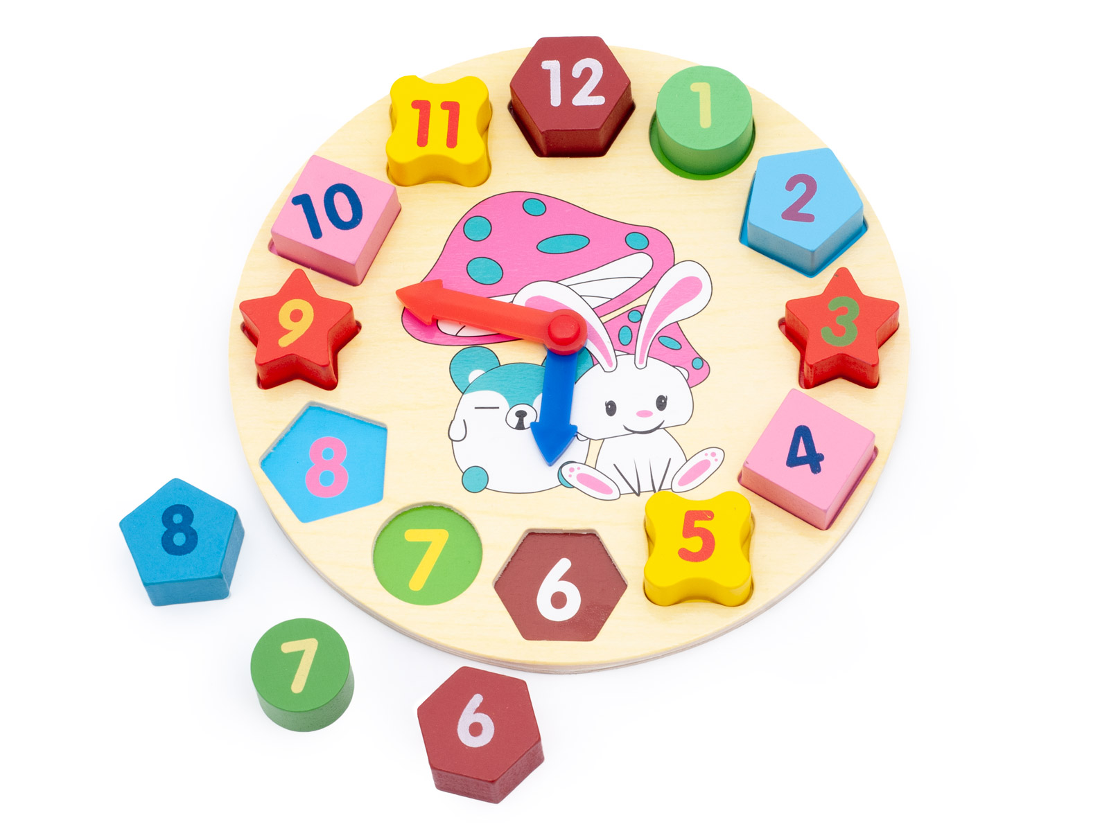 Set din lemn pentru construcții CEASUL COLORAT – Cadouri fantastice